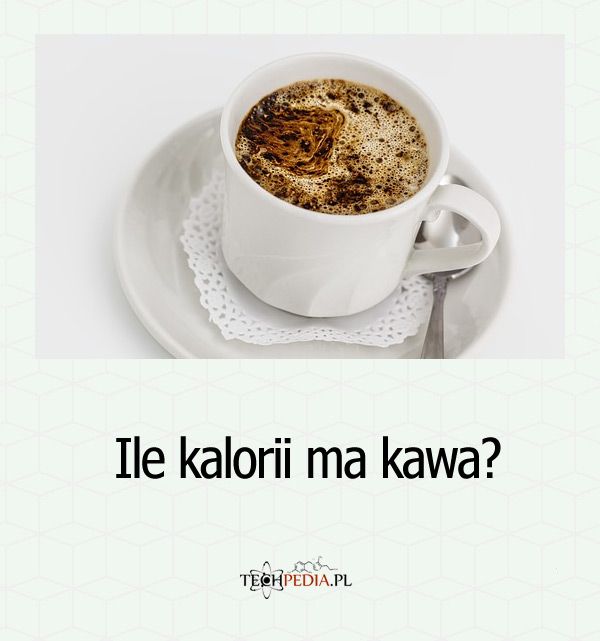 Ile Kalorii Ma Kawa 